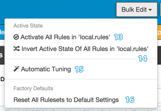 Rules Management Interface - The MetaFlows Security System Documentation