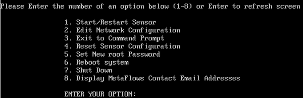 Sensor Software Install The Metaflows Security System Documentation